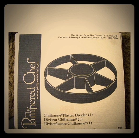 Pampered Chef | Kitchen | Pampered Chef Chillzane Platter Divider ...